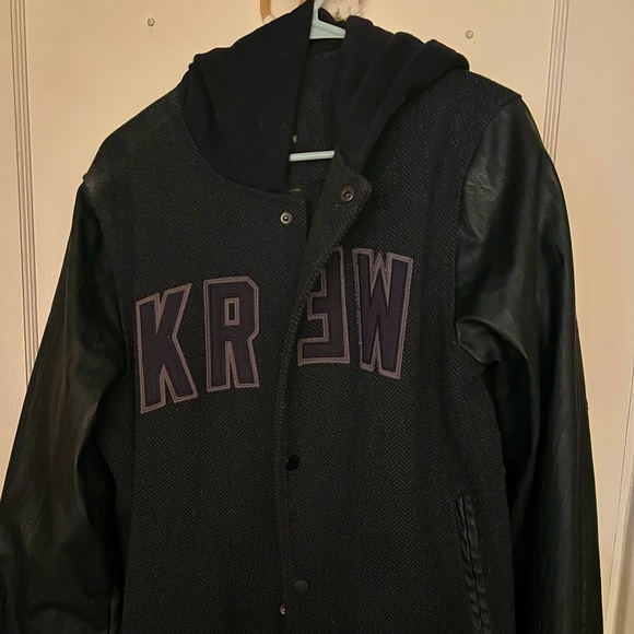 krew | Jackets & Coats | Kr3w Varsity Jacket Style Hoodie Skateboard ...